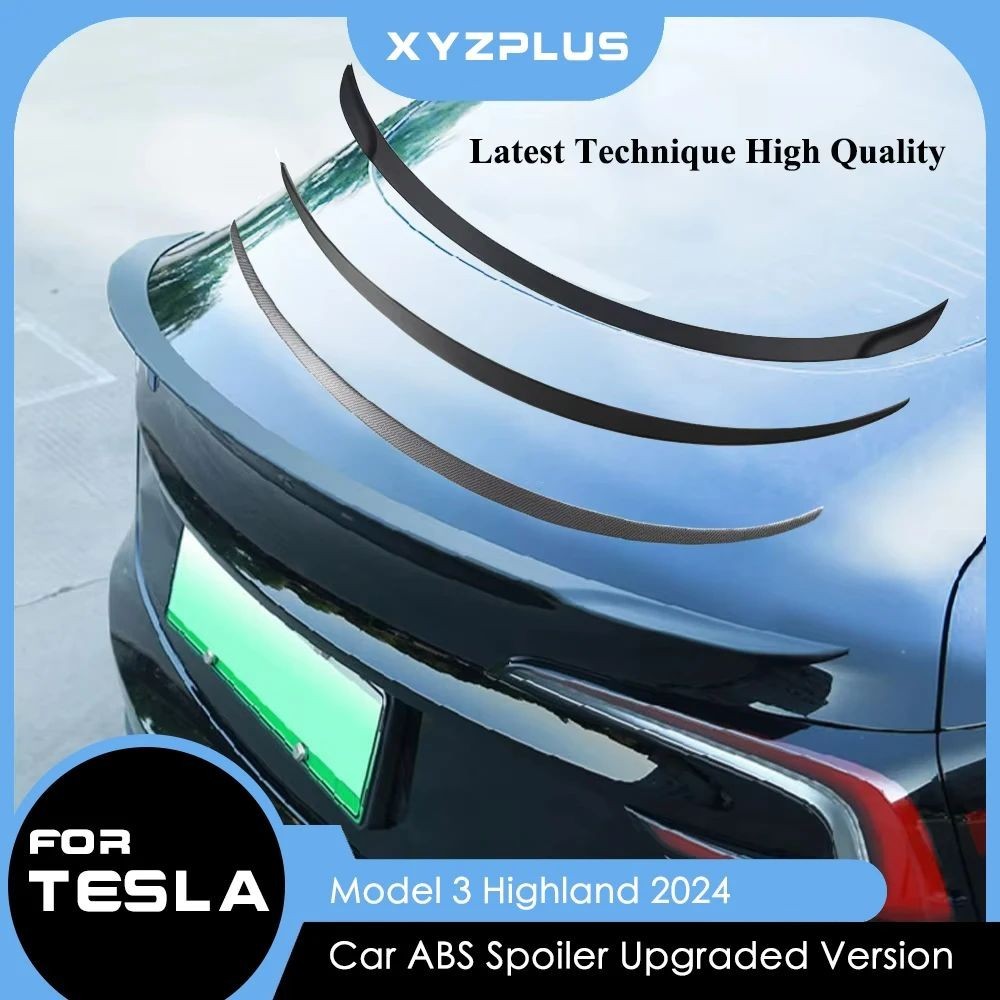 Spoiler For Tesla Model 3 Highland 2024 ABS Spoilers Wings Tesla Model ...