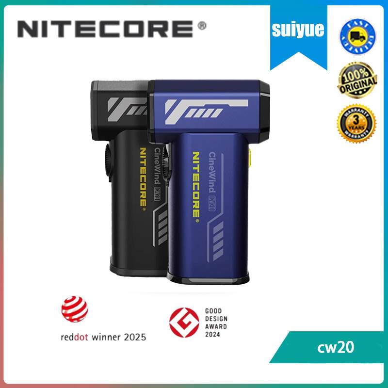 NITECORE CW20 Multipurpose Pocket Photography Fan Electric Portable Fan Stepless Wind Blower for ...