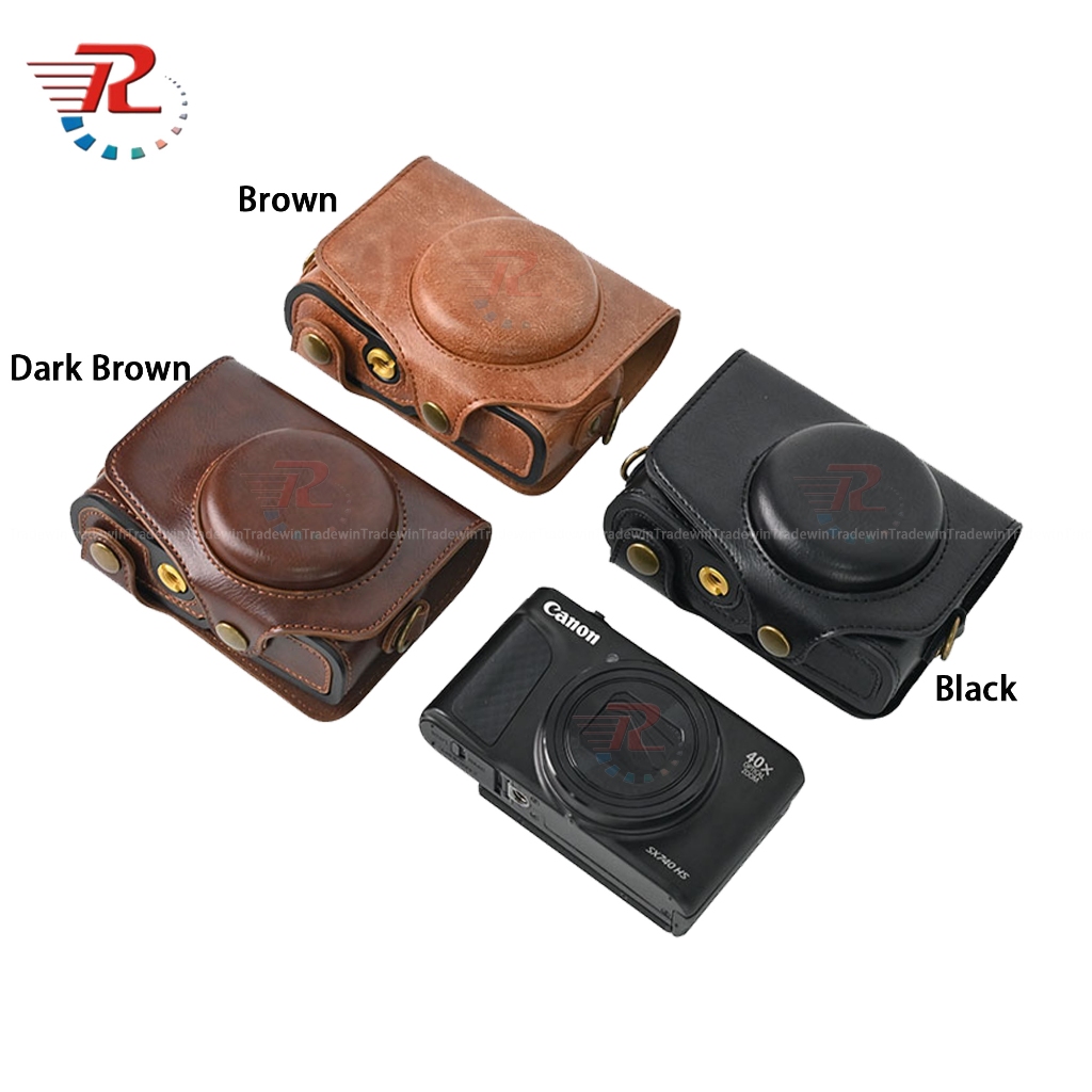 Canon SX740HS SX740 HS Pu Leather Camera Case Bag Pouch For Canon ...