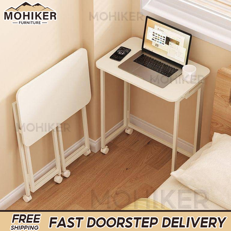 SG Folding Desk Foldable Desk Small Office Desk Space Saving Study Desk ...
