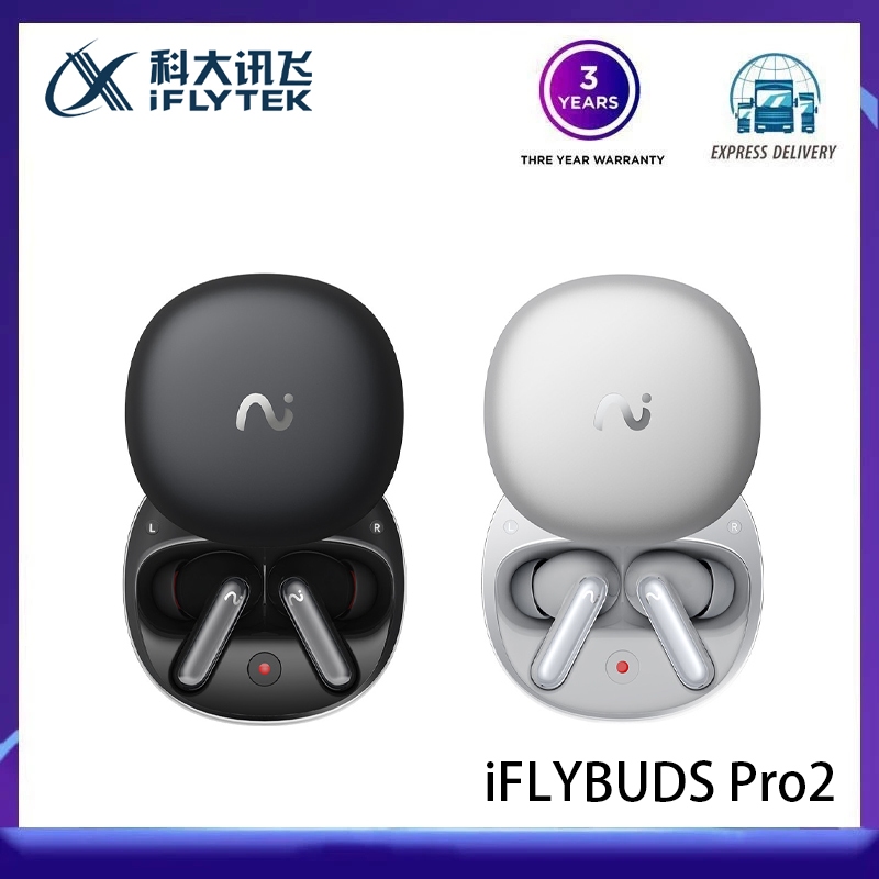 IFLYTEK iFLYBUDS Pro2 AI Conference headphone Pro2 Recording real-time ...