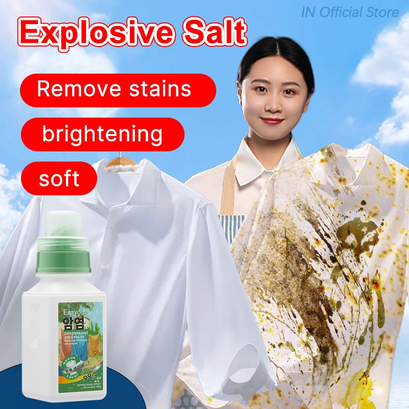 Explosive Salt Stain Remover for Clothes Laundry Detergent Color ...