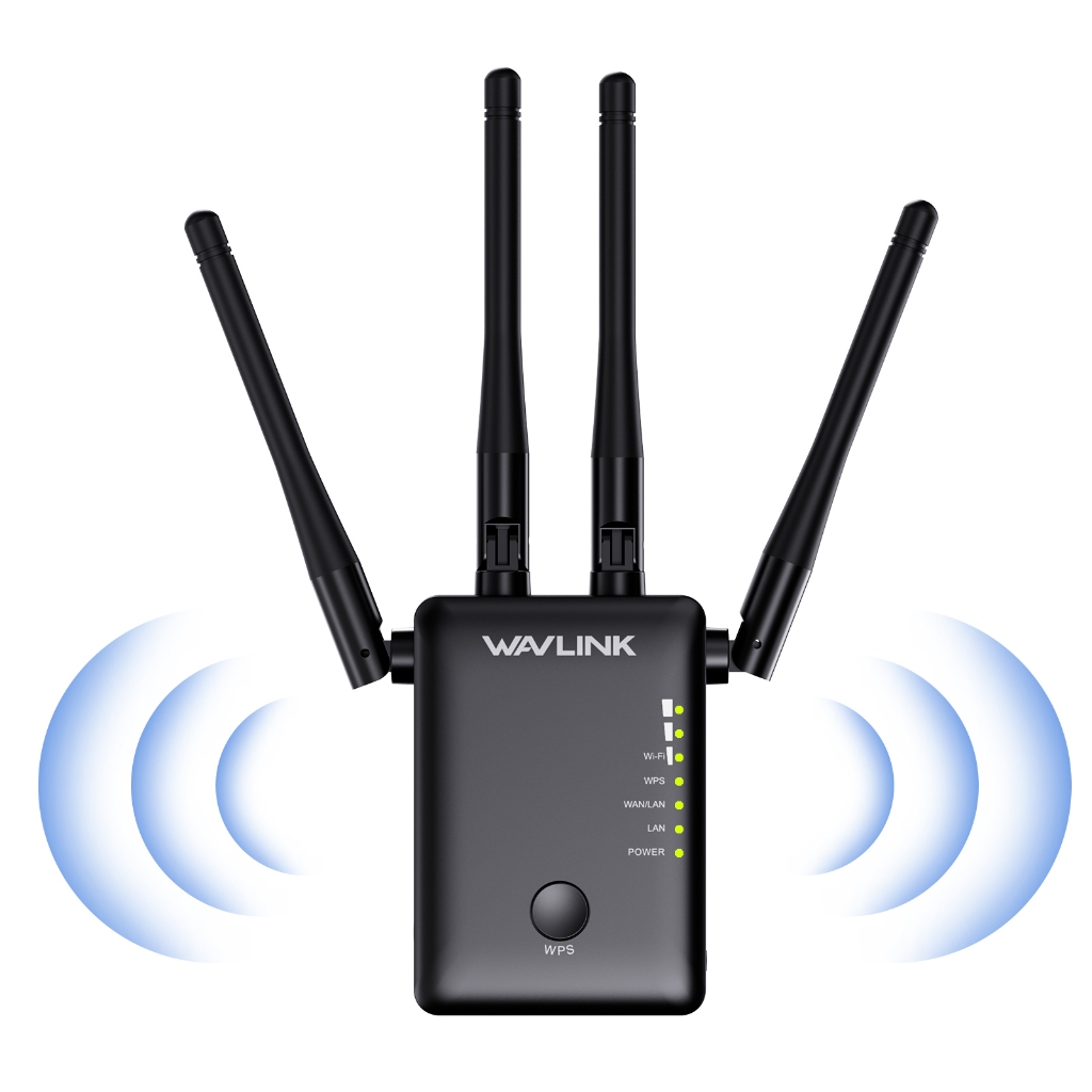 WAVLINK AC1200 Dual Band WiFi Repeater Long Range Extender | Shopee ...