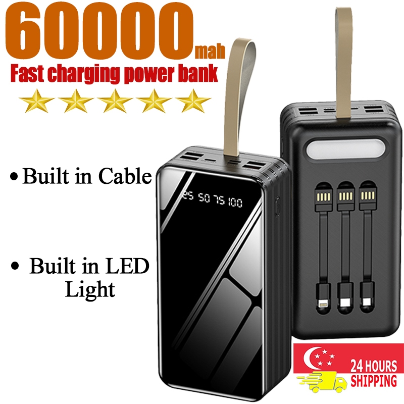 [SG]60000mah super large capacity power bank fast charging powerbank ...