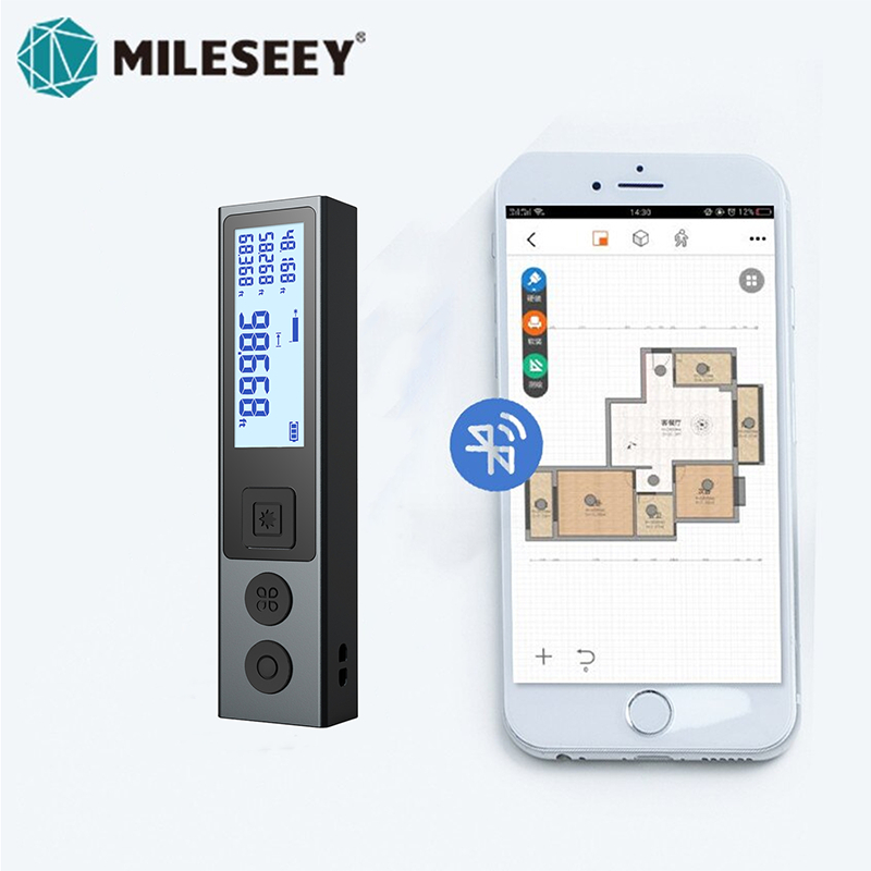 Mileseey M120Pro Laser Distance Meter 40M Bluetooth compact and ...