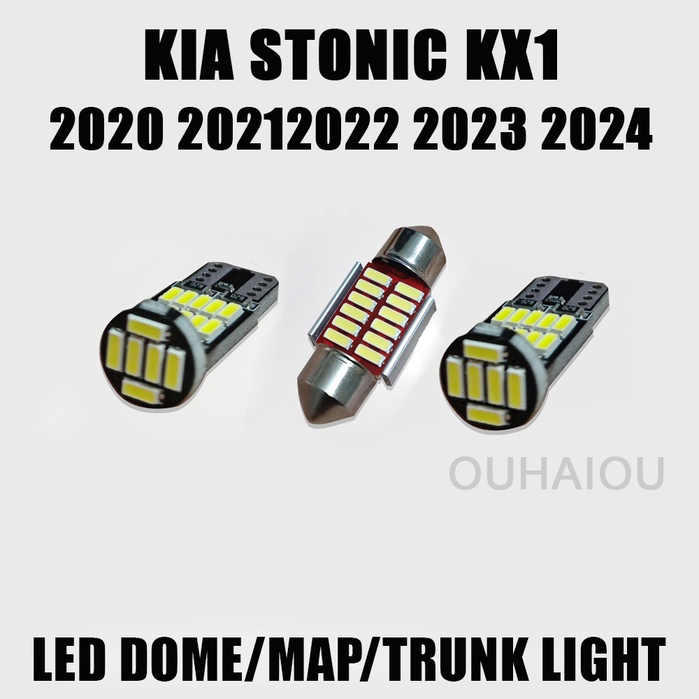 FOR Kia Stonic KX1 2020 2021 2022 2023 2024 LED Dome Map Cabin Interior Trunk Light Ceiling ...