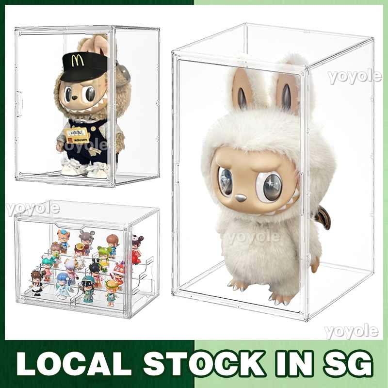 Display Box Acrylic Popmart Display Rack Figurine Display Case Labubu ...