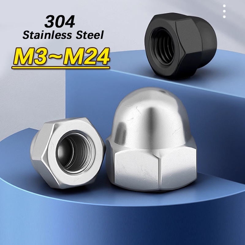 304 Stainless Steel Stainless Steel Dome Cap Acorn Nut Metric Blind Nut ...