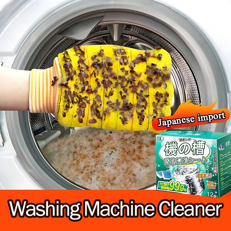 【Hot in Japan】Washing Machine Cleaner Tablets Front Load Machine ...