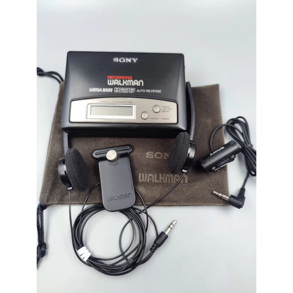 SONY WM-BF608 Cassette Walkman (Play/Record/Radio 3-in-1) Vintage Audio Cassette Walkman Player ...