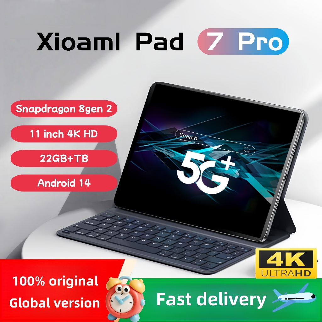 2025 New Original Global Edition MI Tablet PC Pad 7S Pro Snapdragon 888 ...