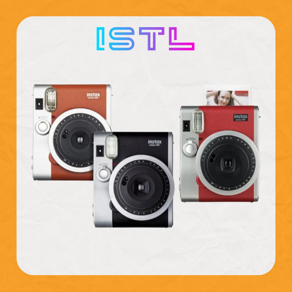 FujiFilm INSTAX Mini 90 Neo Classic Instant Camera Black / Brown ...