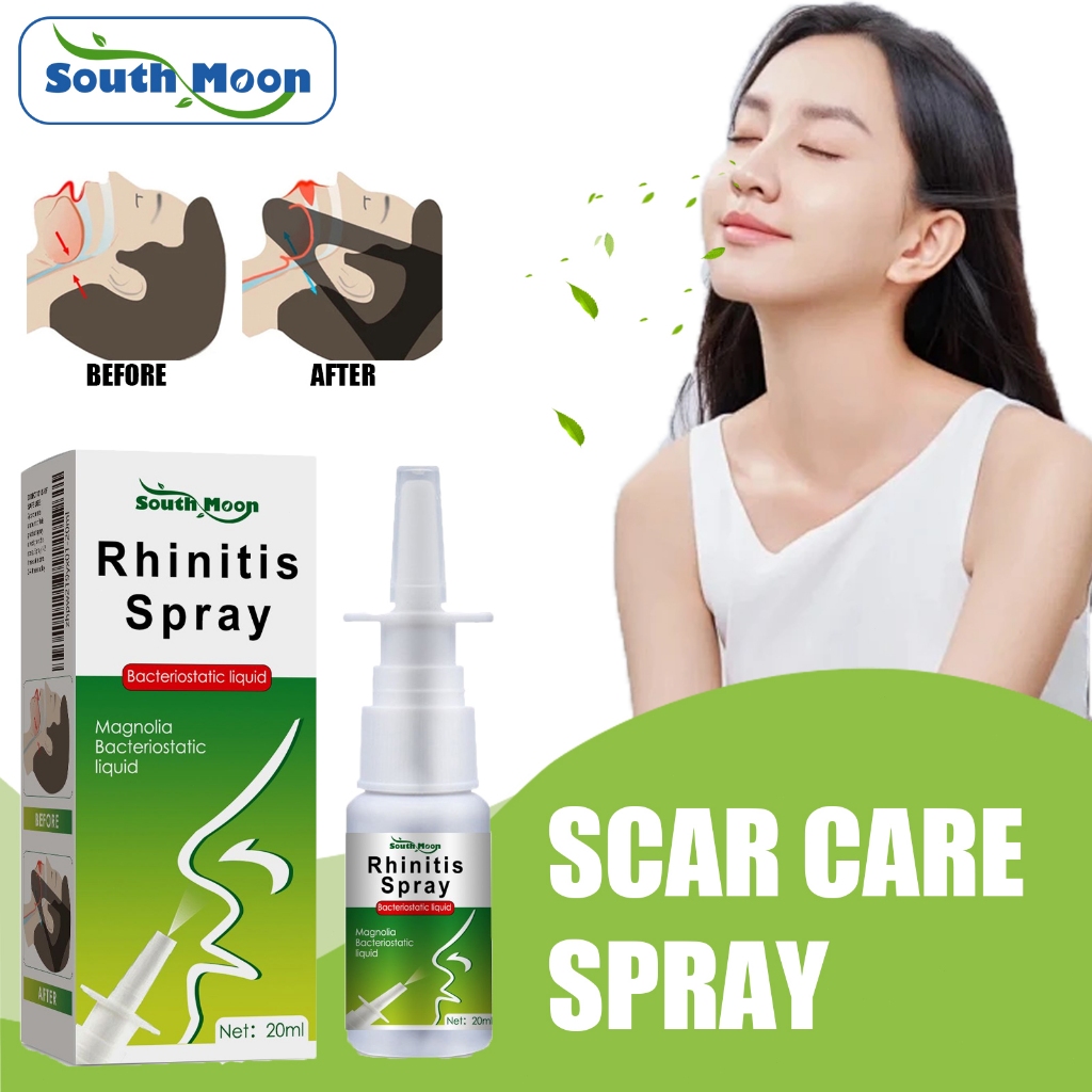 100% Effective 👍 20ml Rhinitis Nose Spray Nasal Spray Chronic Rhinitis ...