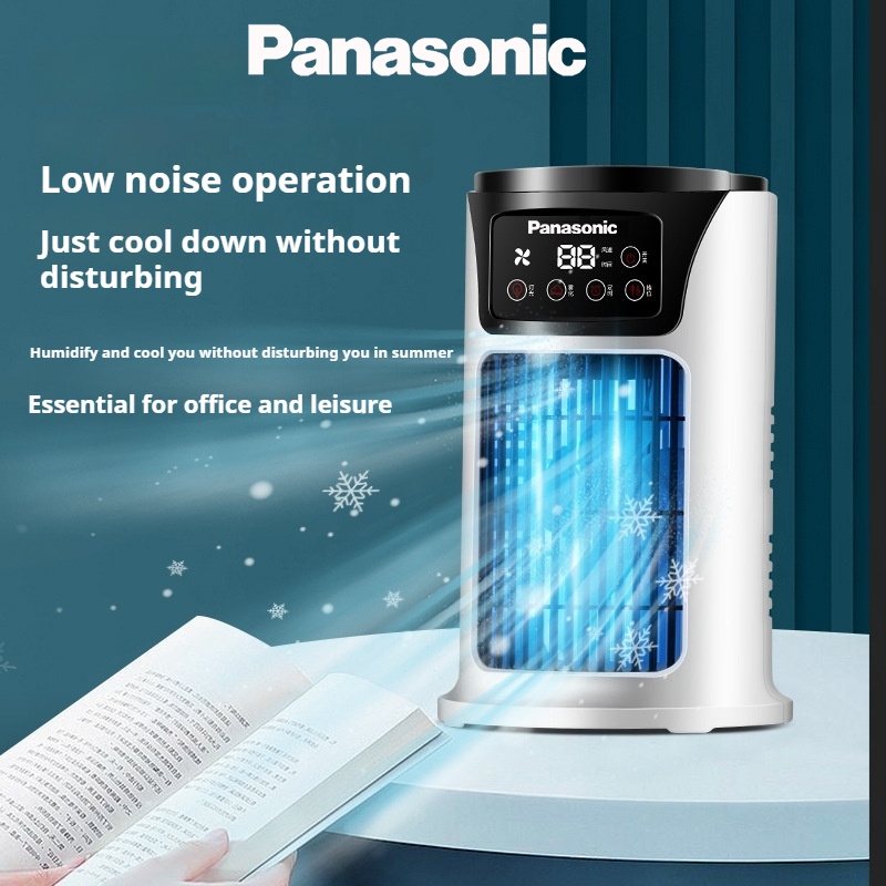 Panasonic Table Air Cooler USB Spray Air Conditioner Fan Dormitory Desk ...