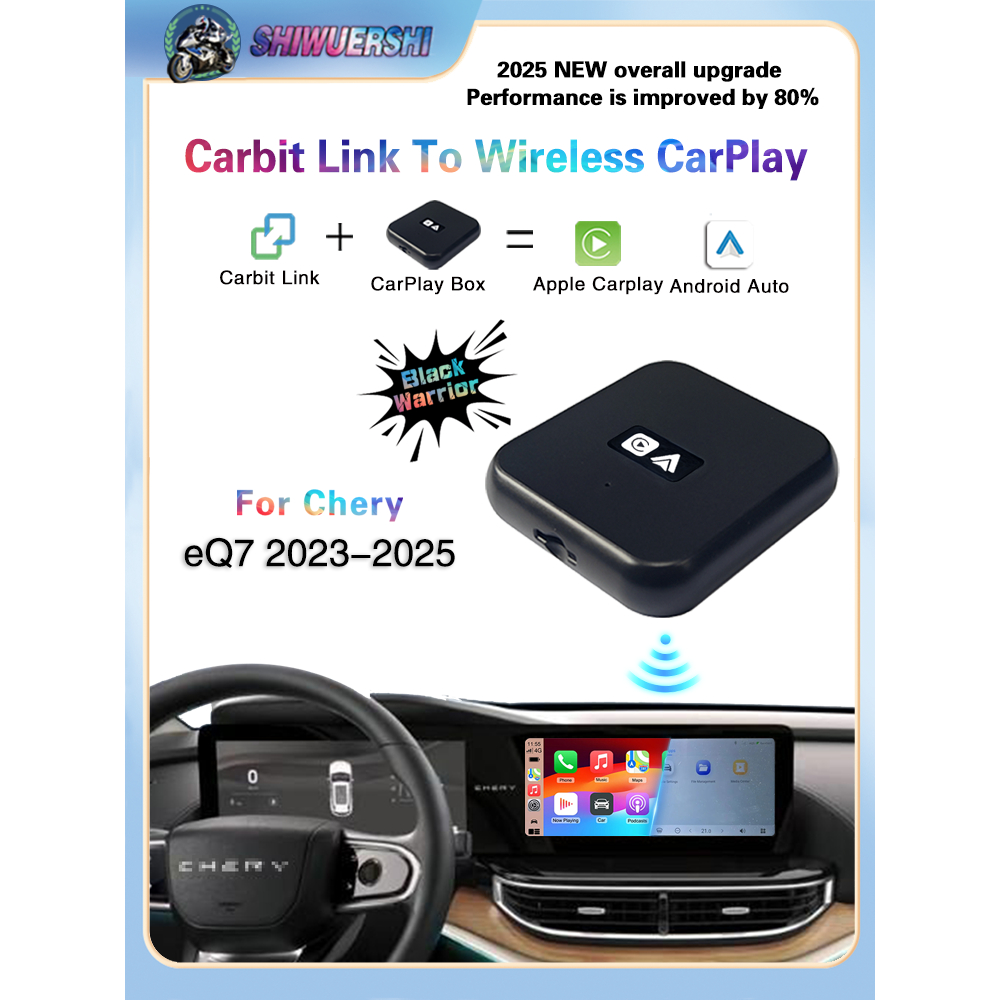 SHIWUERSHI 2025 smart Car Play Adapter for Chery eQ7 2023-2025 AIQAR ...