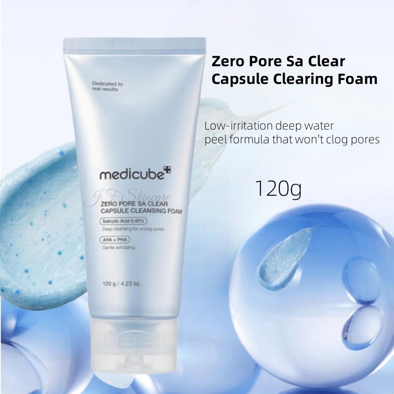 Medicube Zero Pore Sa Clear Capsule Clearing Foam 120g for Skin Texture ...