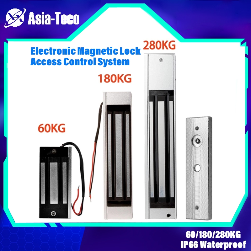 60kg/180kg/280kg DC12V Electric Magnetic Lock Single Door ...