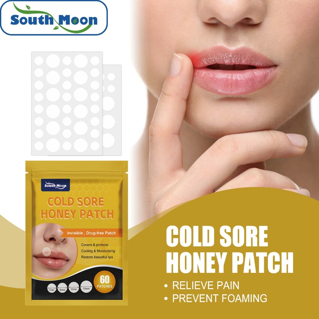 South Moon 60pcs Cold Sore Lip Patch Multifunctional Mouth Ulceration ...