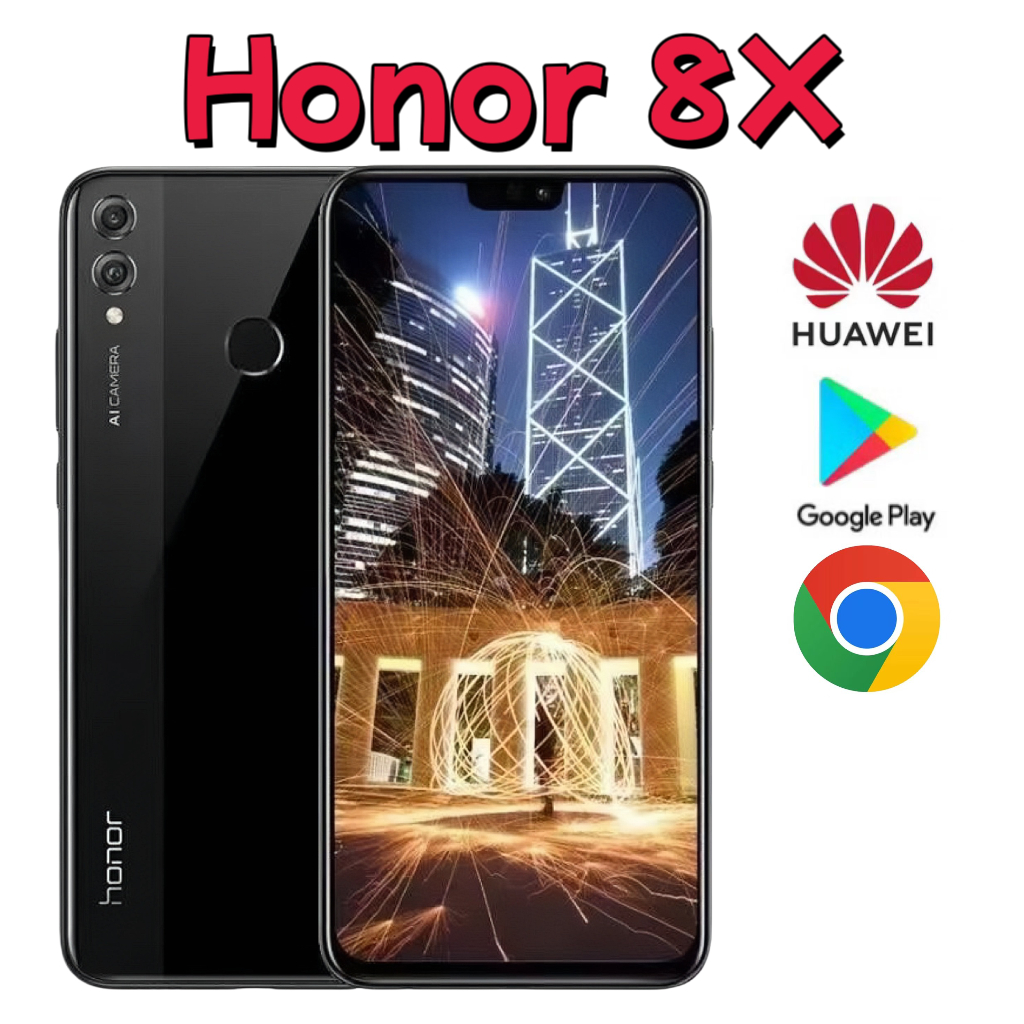 Original Huawei Honor 8X 64/128G fingerprint face NFC 20.0PM 6.5-inch ...