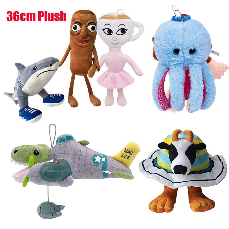 Brainrot Toys Tung Tung Tung Sahur Stuffed Toy Brain Rot Toys Tralalero ...