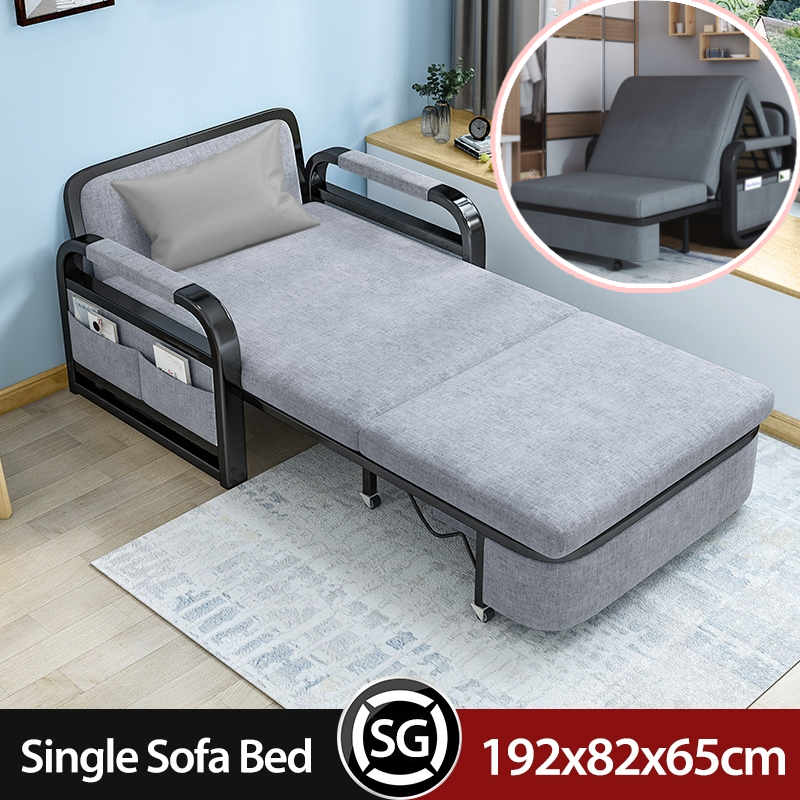 Foldable Sofa bed Single Dual-Purpose Folding Bed Multifunctional and ...