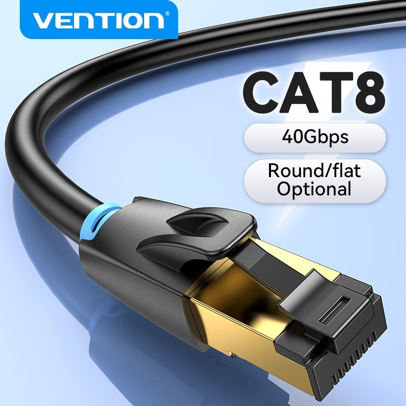 Vention Cat 8 Ethernet Cable 40Gbps RJ45 Cable High Speed CAT8 SFTP Lan ...