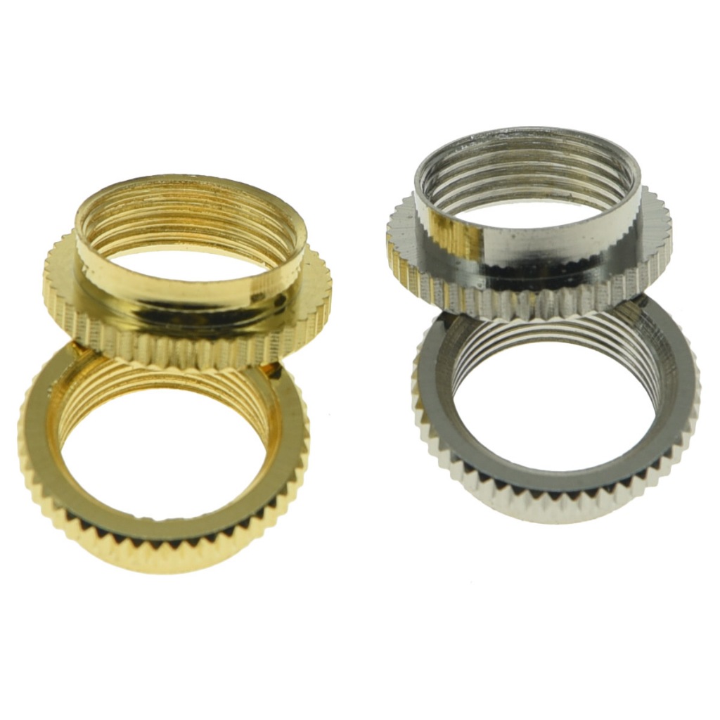 KAISH 2/10pcs Brass Metric M12 Guitar Toggle Switch Deep Recessed Nut ...