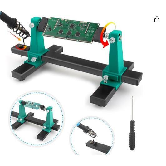 Adjustable PCB Holder Soldering Clamp for Circuit Board Helping Hand ...