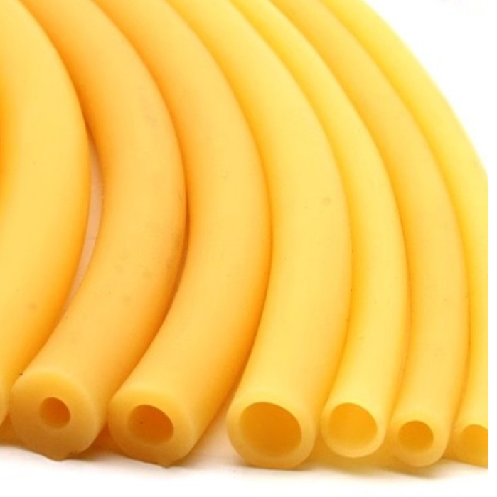 Yellow latex hose, high-elasticity rubber elastic tube, 5*7, 6*9, 8 ...