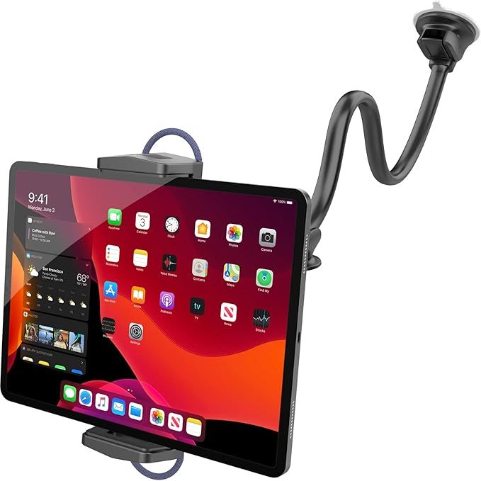 APPS2Car iPad Stand Tablet Stand Upgraded Car Mount Long Arm Extension ...