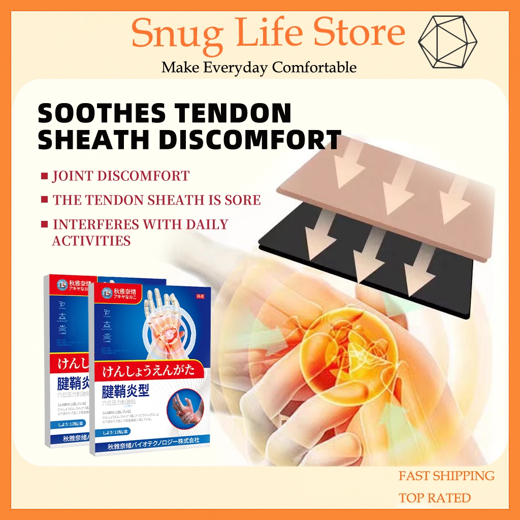 [SG In Stock] Tenosynovitis patches 12 per box,Wrist pain relief patch ...