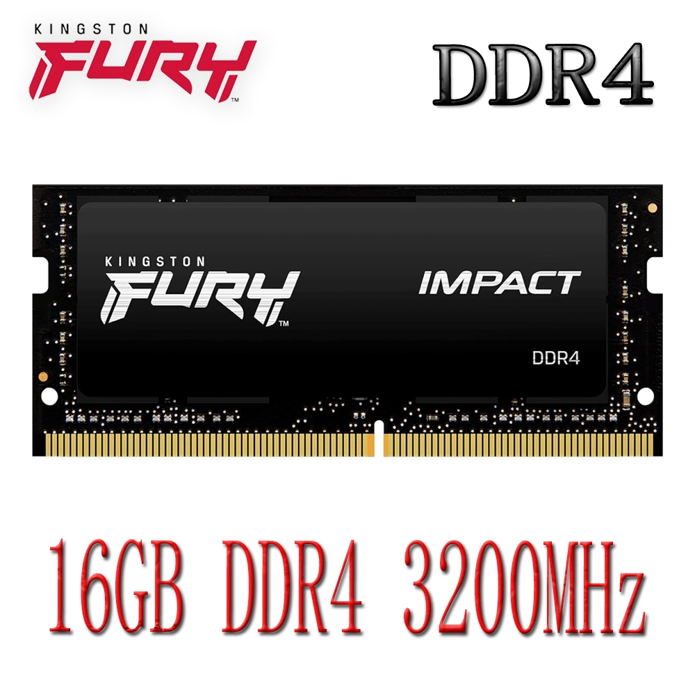Kingston FURY Impact DDR4 RAM 16GB DDR4 3200MHz KF432S20IB/16 PC4 ...