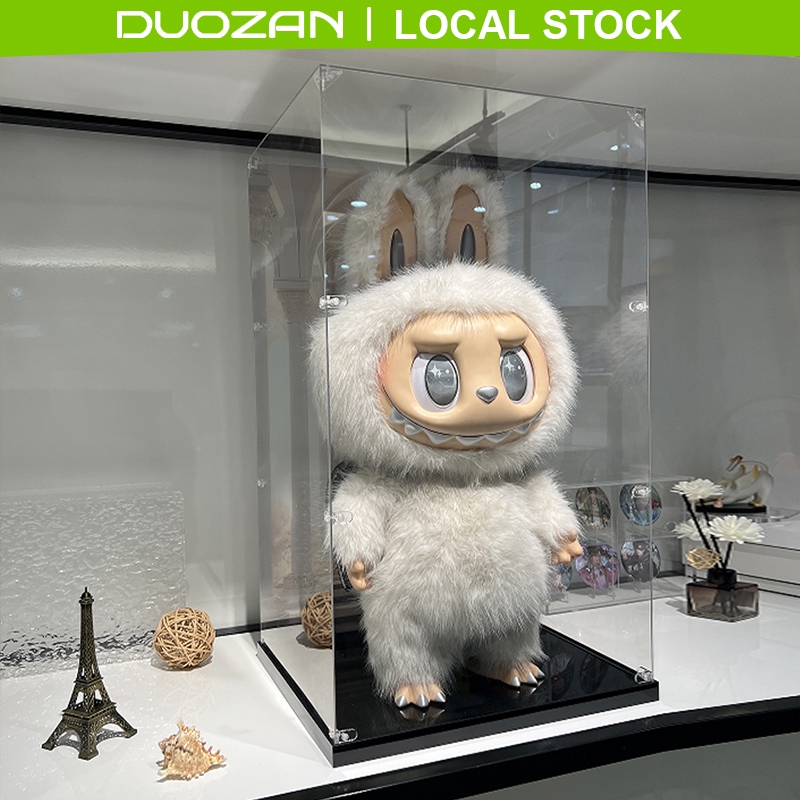DUOZAN Acrylic Zimomo Display Box Labubu Display Case Popmart Display ...
