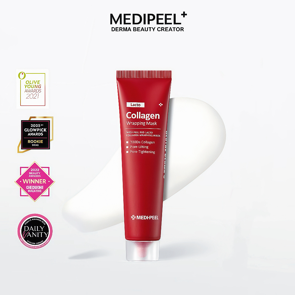 SG MEDIPEEL Red Lacto Collagen Wrapping Mask 70ml | Shopee Singapore