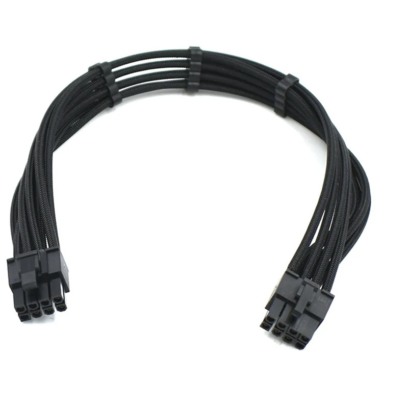 30cm 18AWG Silicone Wire PSU 8 Pin Male to GPU 8pin (6+2 )Pin Male PCI ...