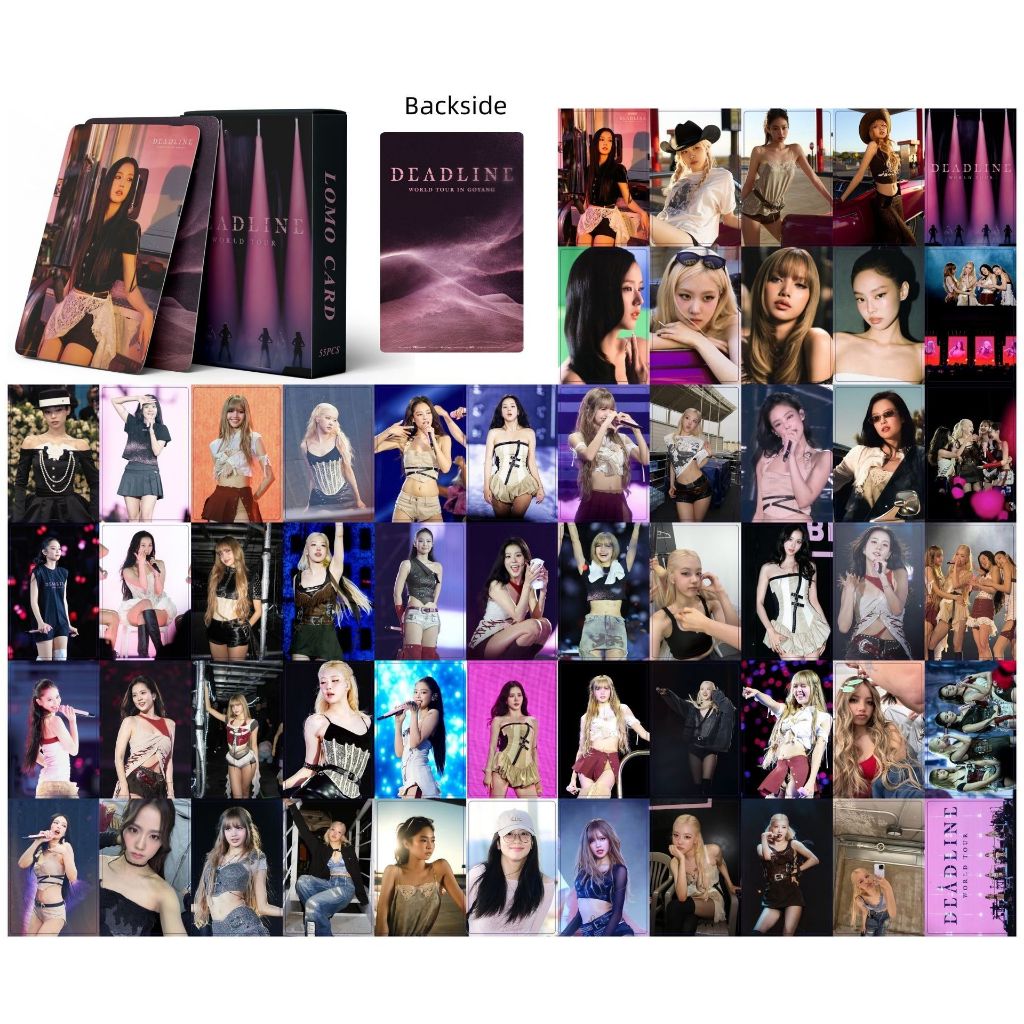 50-55pcs BP JUMP DEADLINE World Tour Mantra Laser Holographic Lomo ...