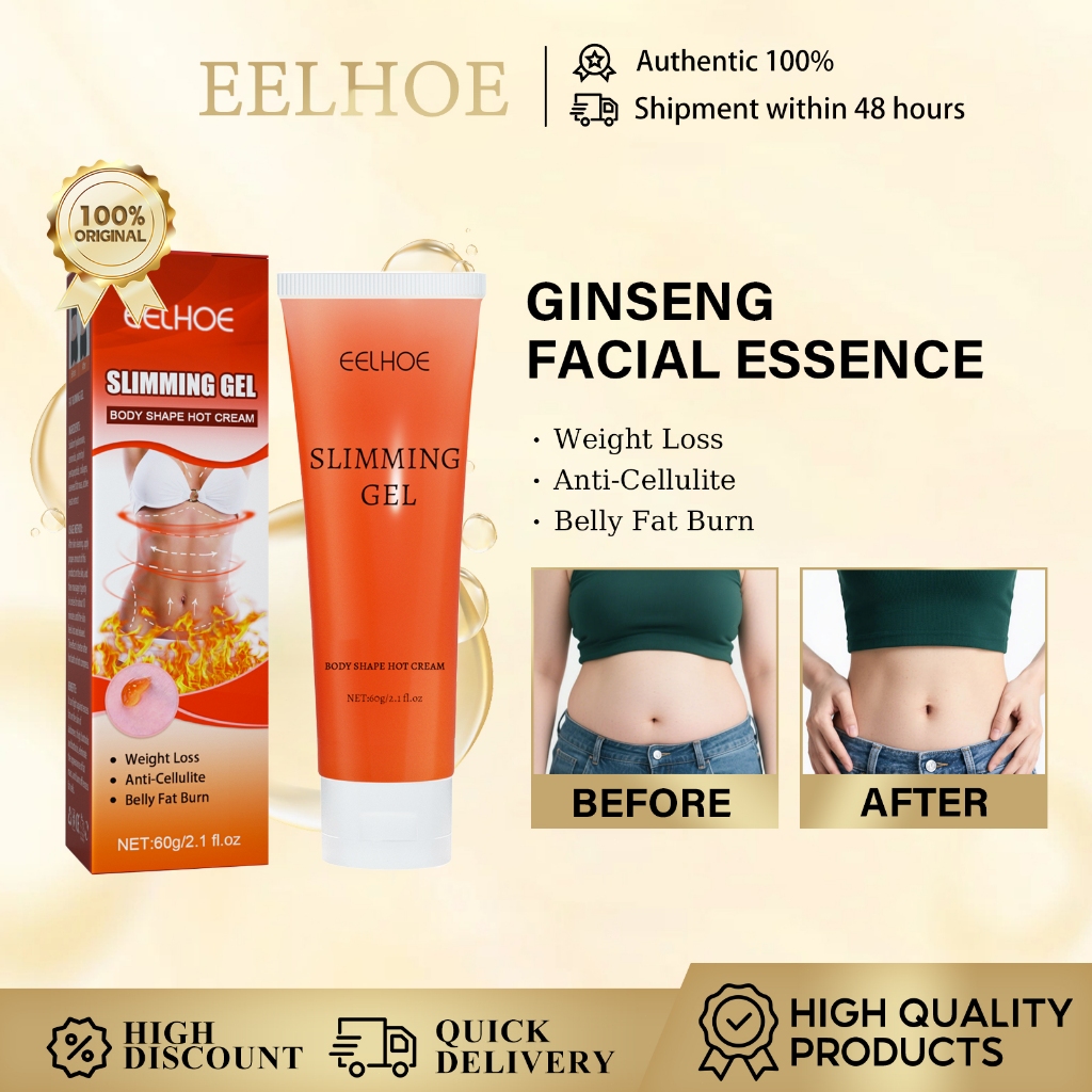 Eelhoe Body Slimming Gel Fat Burning Cream Skin Firming Gel Ceramide ...