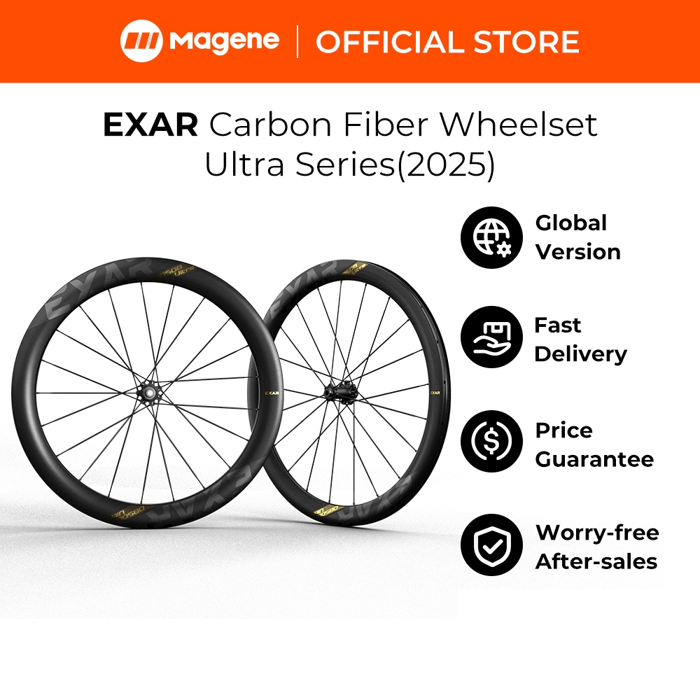 EXAR Carbon Fiber Wheelset Ultra 2025 Front Rear Wheels Ceramic Bearing ...