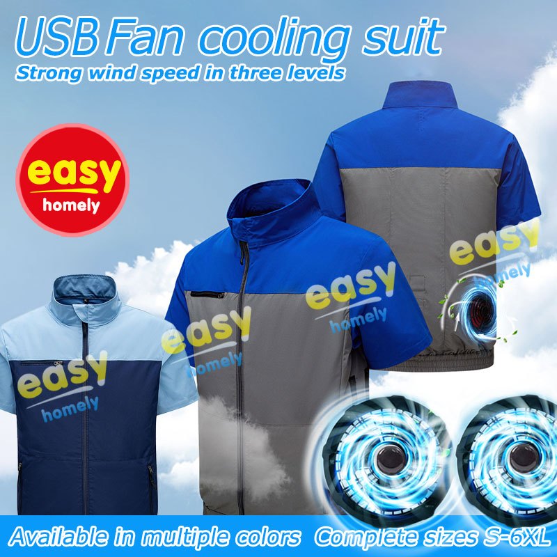 Fan Clothing Sunscreen Summer Cooling Fishing Heat Prevention Air ...