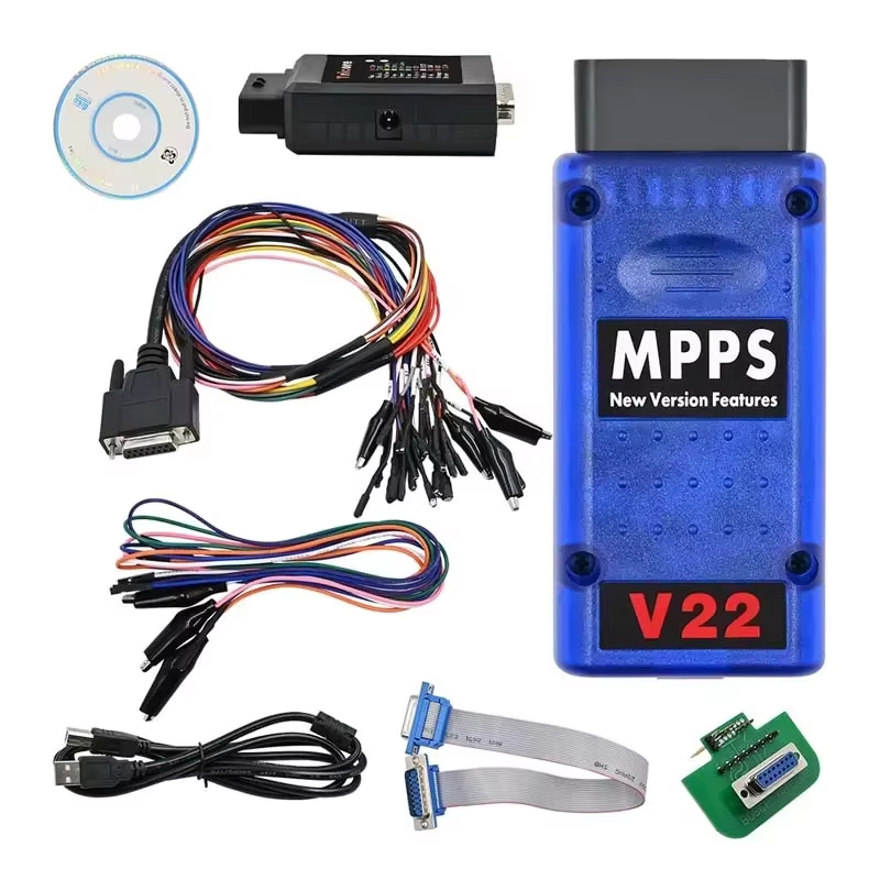 Full Set Unlock Version MPPS V22 Master V22.2.3.5 MPPS With Full Cables ...