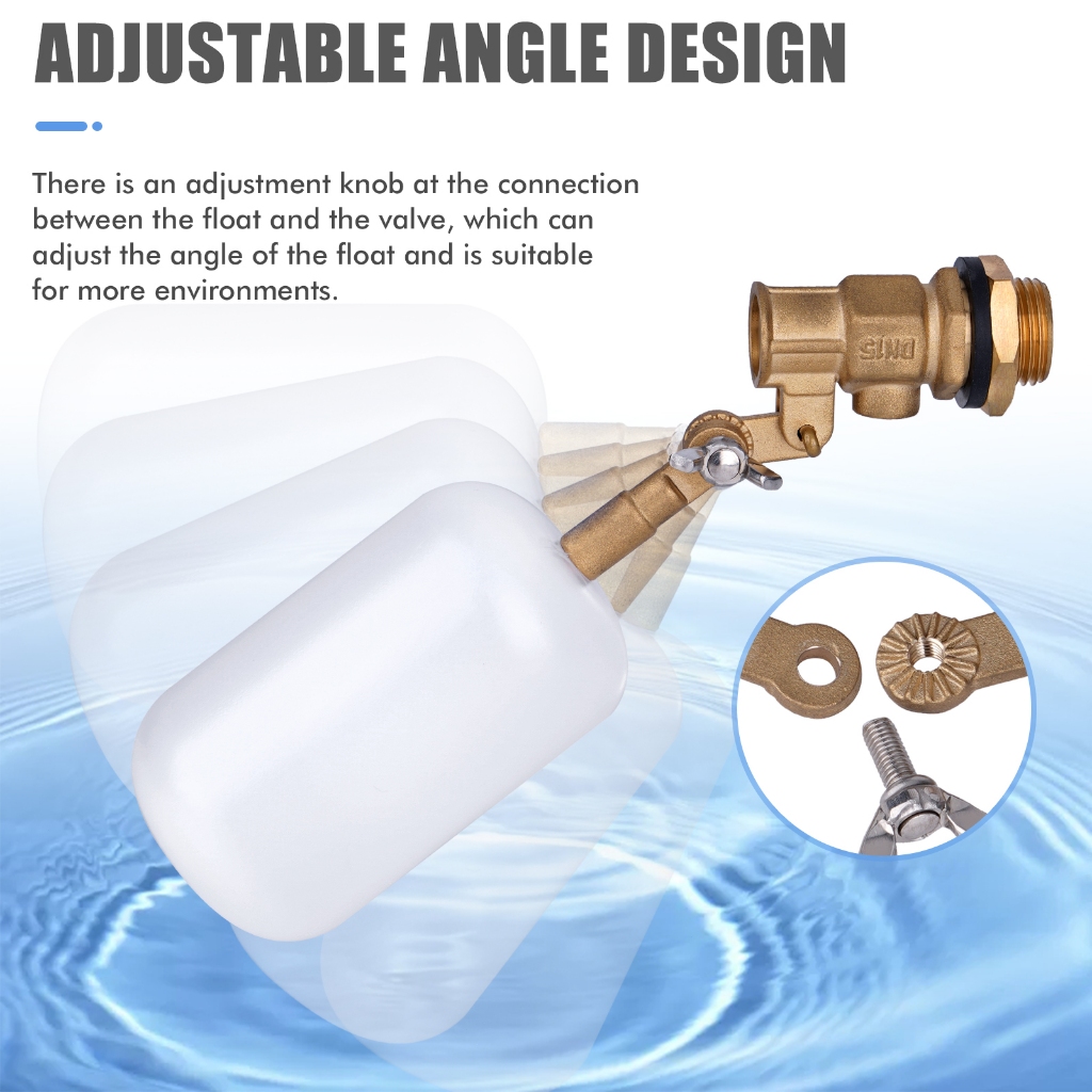Water Float Valve 1/2 Inch Float Valve Water Float Valve for Pond Float ...