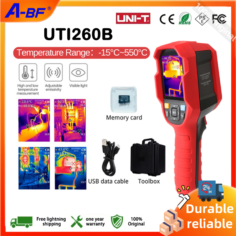UNI-T UTi260B Infrared Thermal Imager -15~550°C Industrial Thermal ...