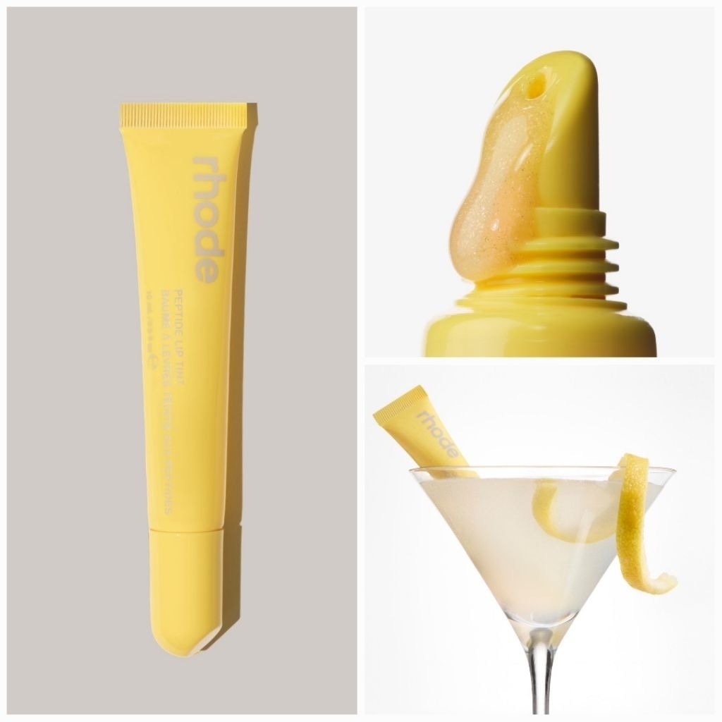 Rhode Lemontini Peptide Lip Tint Lip Balm | Shopee Singapore