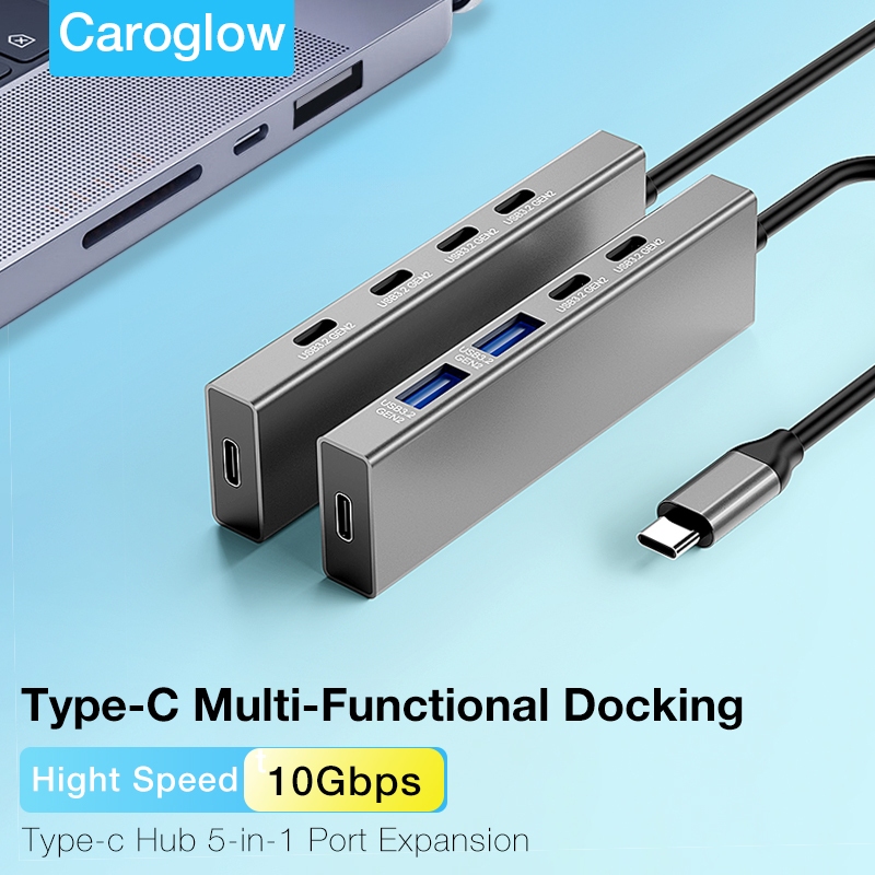 10Gbps USB C Hub 4-Port USB 3.2 Gen2 Aluminum Type c Docking for ...