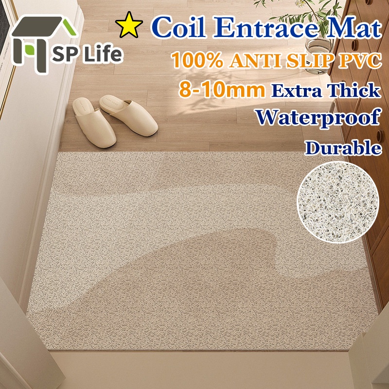 [SP Life]Japanese Pvc Coil Floor Mat Anti Slip Bto Door Mat Entrance ...
