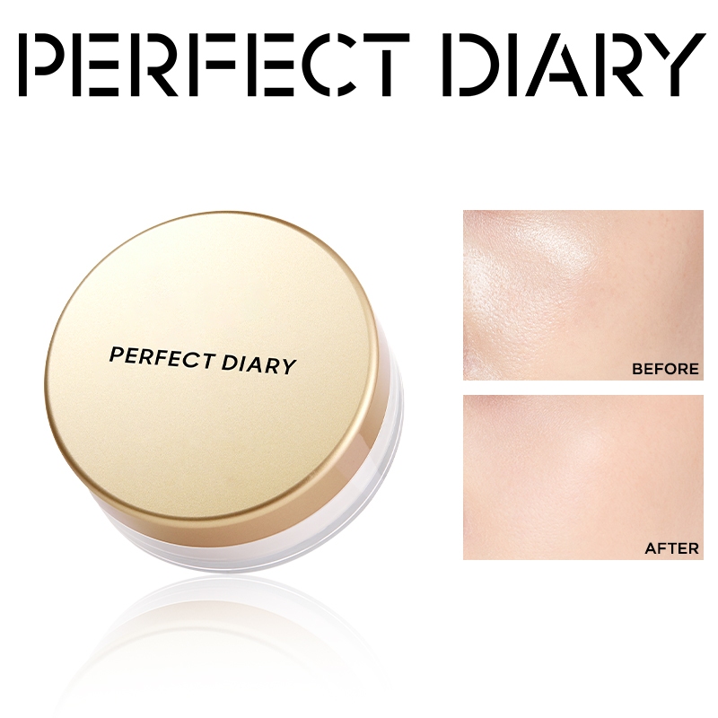 Perfect Diary Oil Control Loose Powder Setting Makeup Matte Weightless ...