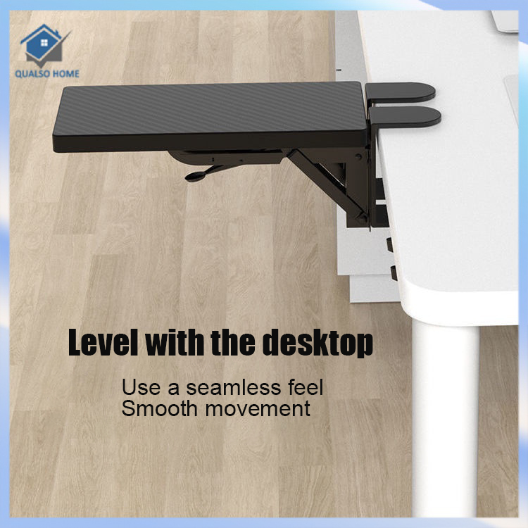 [Ready stock]Ergonomic Desk Extender Clamp On Keyboard Tray Under Desk ...
