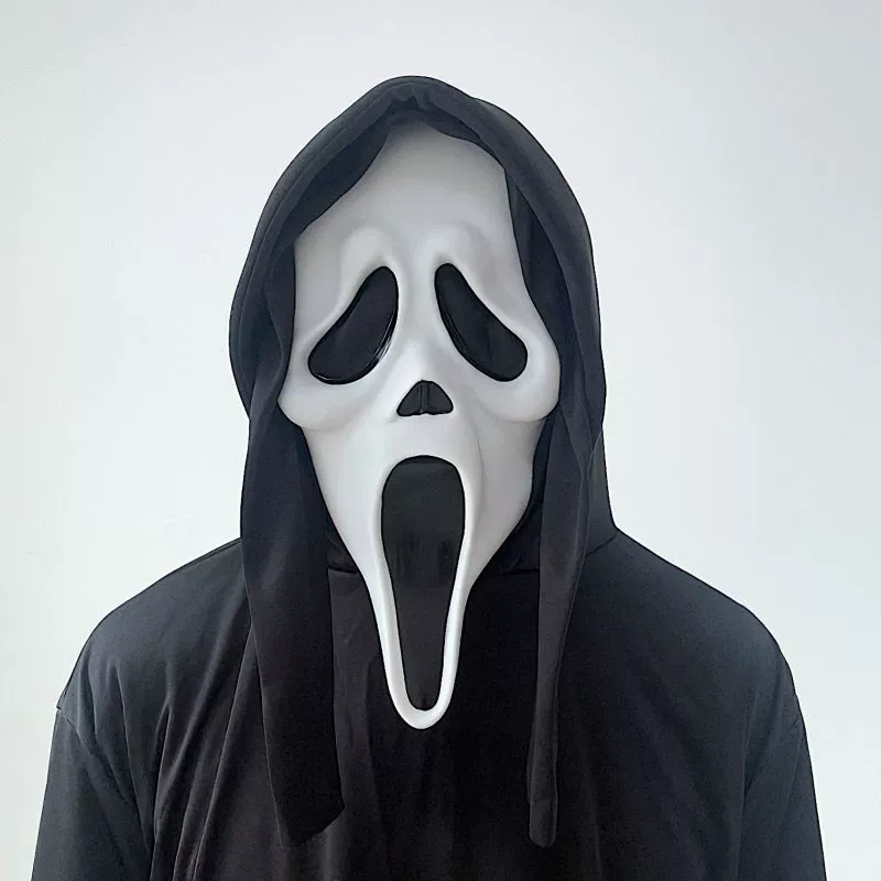 Scream Ghost Face Mask Official Movie Horror Mask for Halloween Cosplay ...