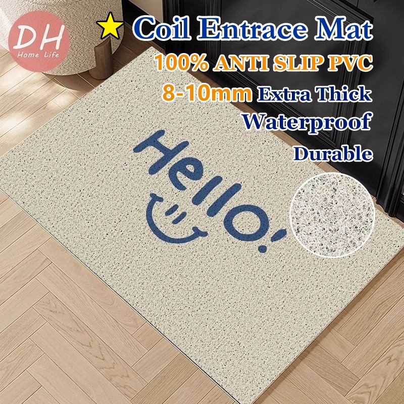 [DH]Pvc Coil Floor Mat Fashion Design Anti Slip Bto Door Mat Entrance ...