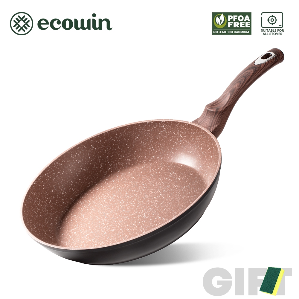Ecowin 20/26/28/30cm Non Stick Frying Pan without Lid Die Cast Light ...